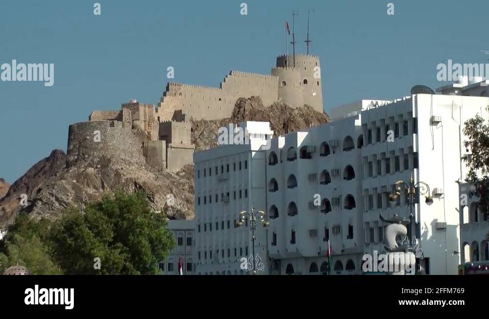 Arabia Orient Oman sultanate city of Muttrah (Matrah) 050 fortress and ...