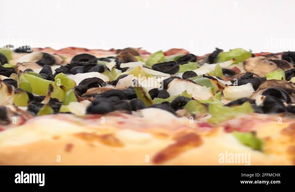 Veggie pizza loop background - HD Stock Video Footage - Alamy