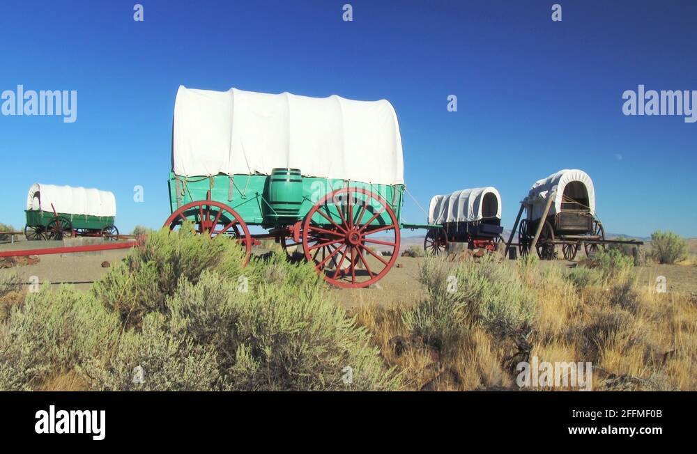 Oregon trail wagon Stock Videos & Footage - HD and 4K Video Clips - Alamy