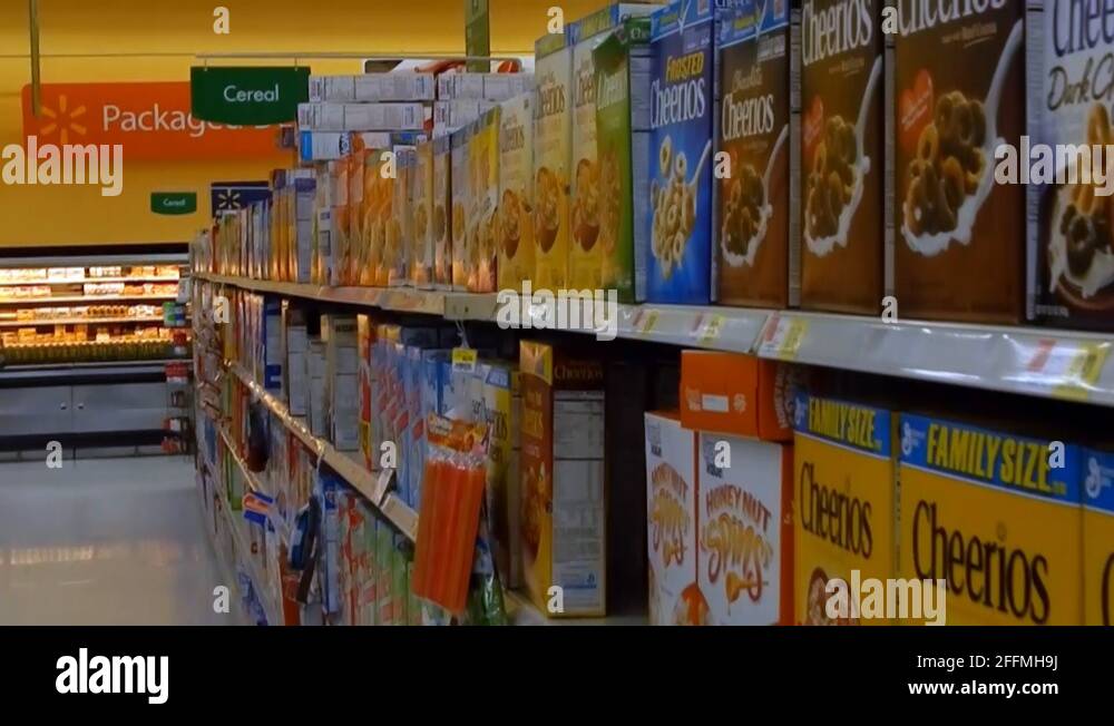 Breakfast cereal aisle Stock Videos & Footage - HD and 4K Video Clips - Alamy