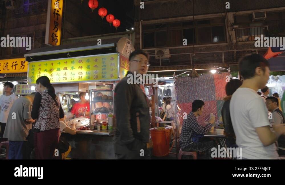 Food stand at night market Stock Videos & Footage - HD and 4K Video ...