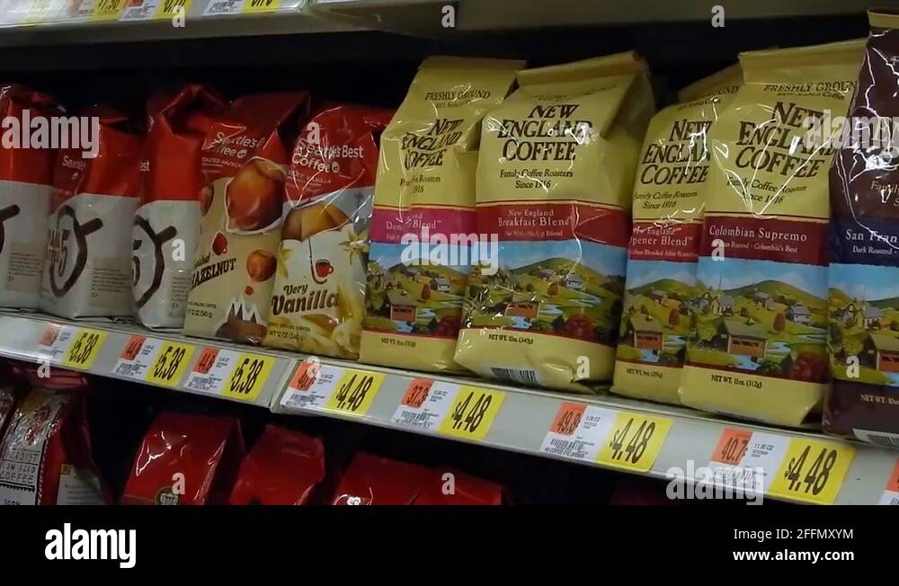 Supermarket coffee aisle Stock Videos & Footage - HD and 4K Video Clips ...