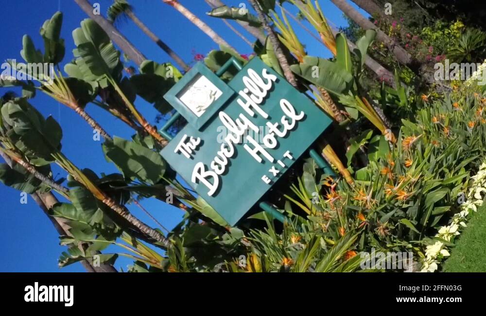 Beverly hills hotel sign Stock Videos & Footage - HD and 4K Video Clips ...