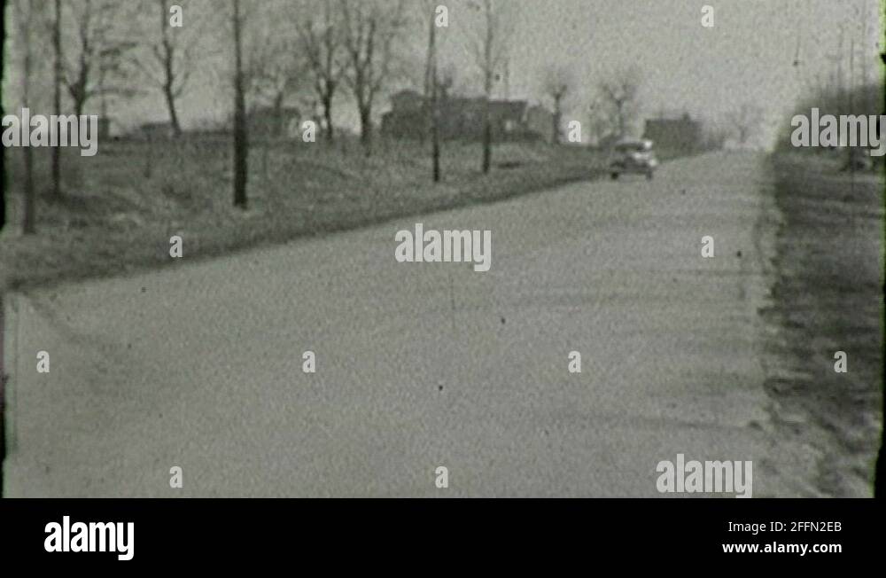1930s Old Cars on Road Great Depression Era Vintage Retro Film Home ...