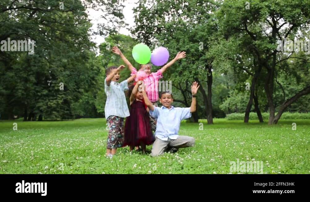 Children playing with balloons Stock Videos & Footage - HD and 4K Video ...