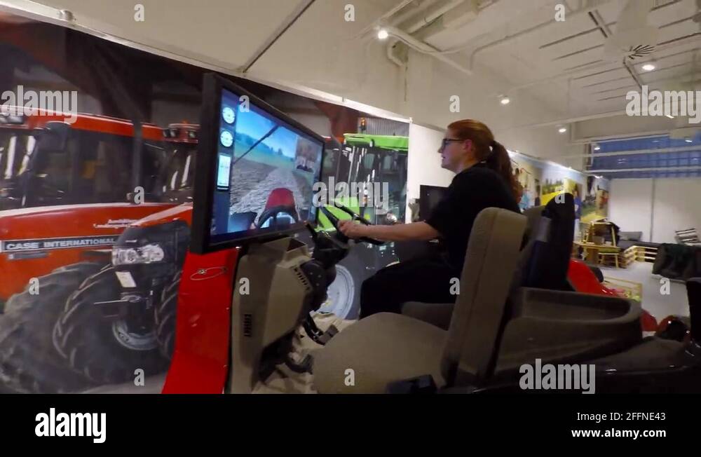 Tractor simulation Stock Videos & Footage - HD and 4K Video Clips - Alamy