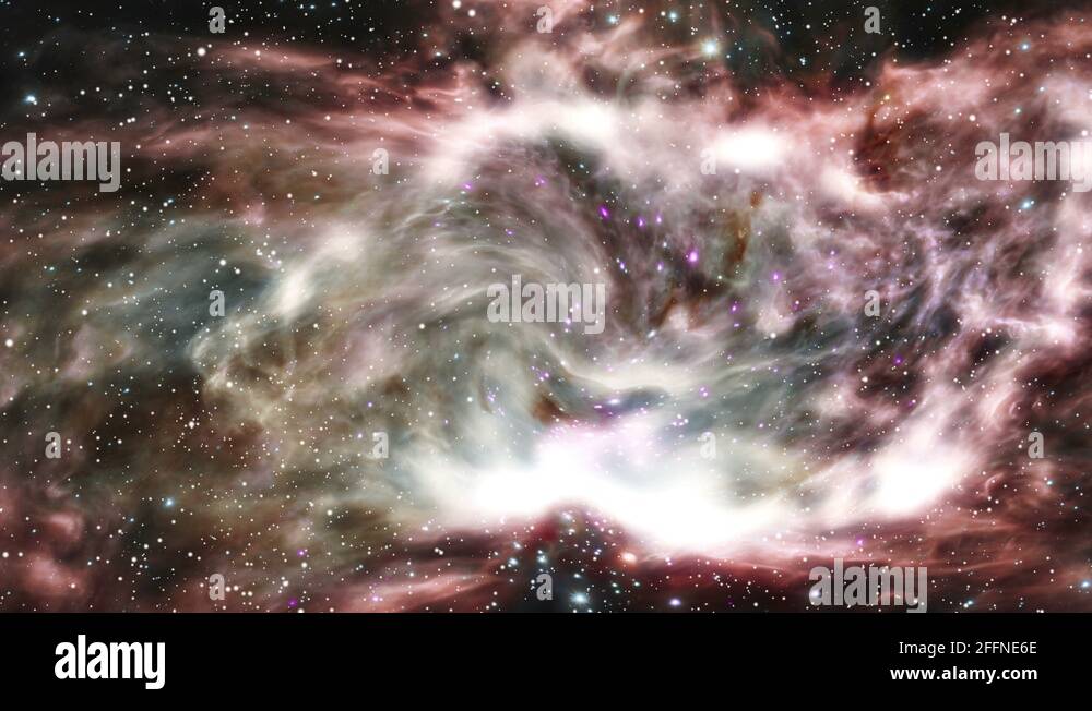 Messier 106 (NGC 4258) spiral galaxy - 4K animation Stock Video Footage - Alamy