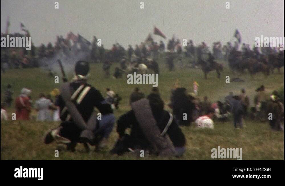 BIG FIGHT Battlefield American Civil War 1860 Vintage Film Home Movie ...