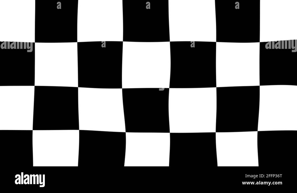 Checkered Flag Waving - Animation Stock Video Footage - Alamy