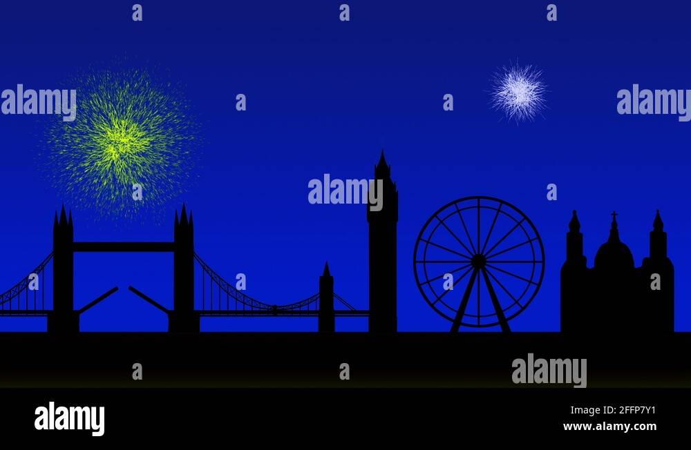 Fireworks skyline london Stock Videos & Footage - HD and 4K Video Clips ...