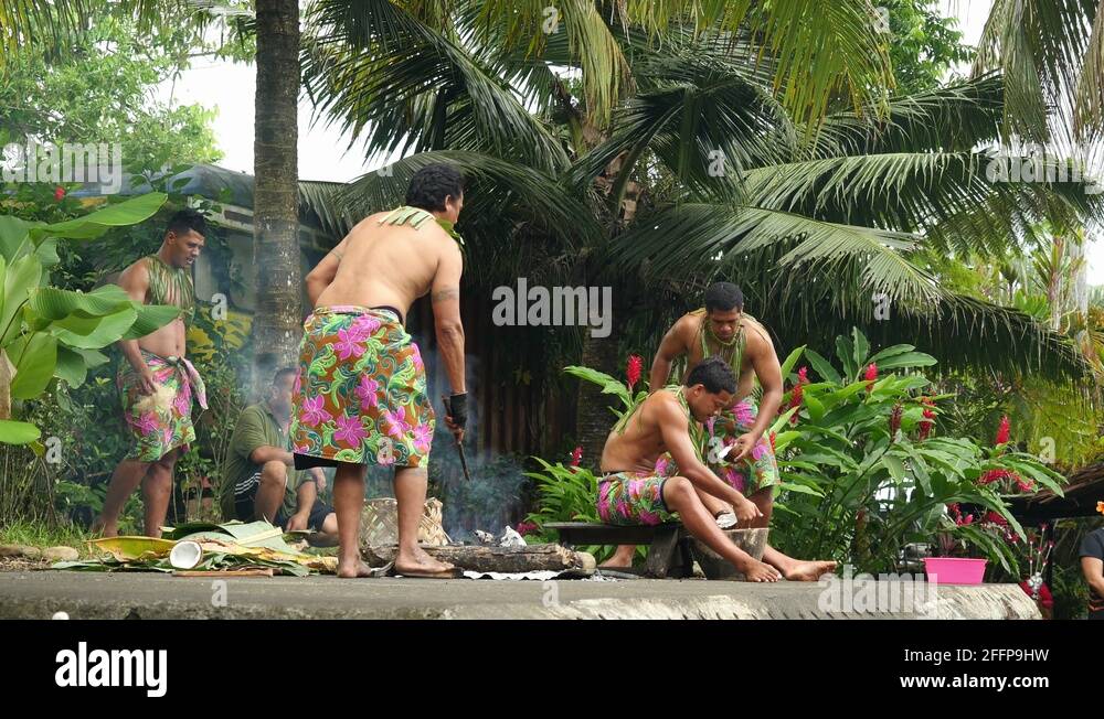 Pacific islands cooking Stock Videos & Footage - HD and 4K Video Clips ...
