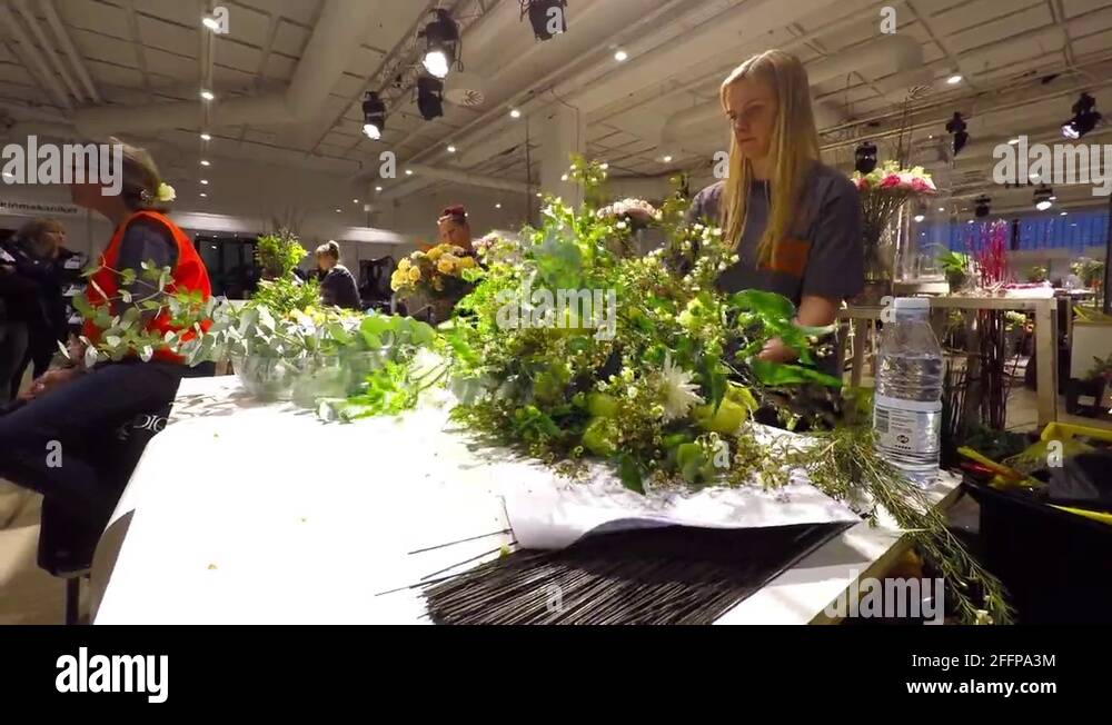 Flower arrangement competition Stock Videos & Footage - HD and 4K Video ...