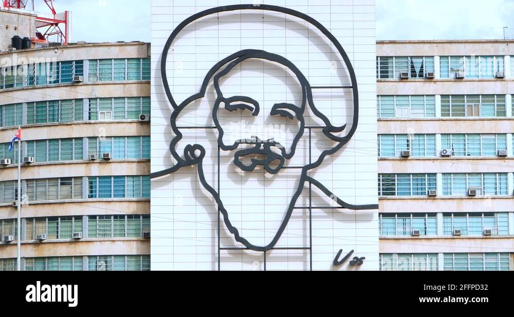 4K Fidel Castro monument, Revolution Square, Plaza de la Revolución ...