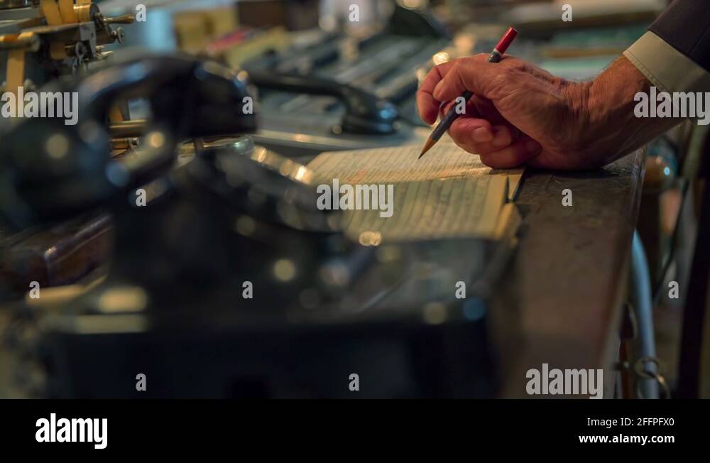 Working in the train station in history Stock Video Footage - Alamy