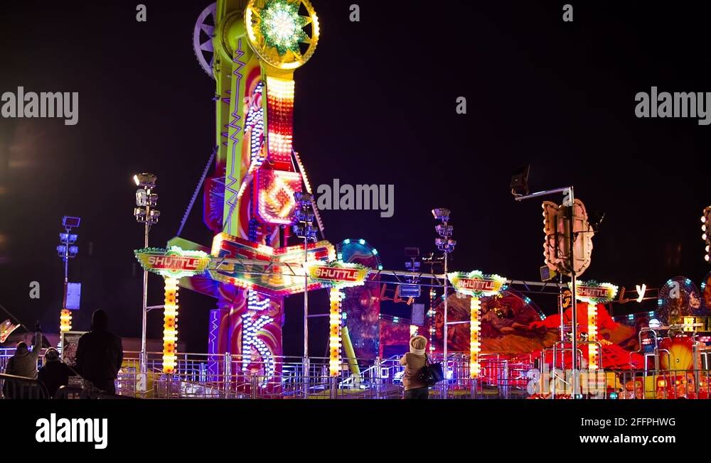 Spinning swings amusement park Stock Videos & Footage - HD and 4K Video ...