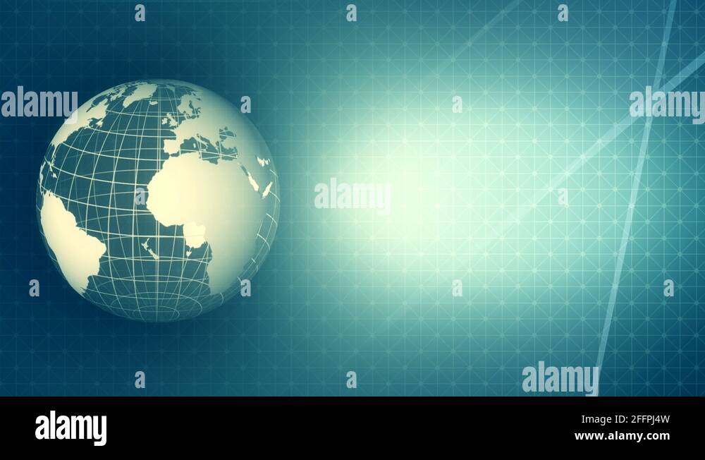 Rotating earth globe detailed texture map 4 Stock Video Footage - Alamy