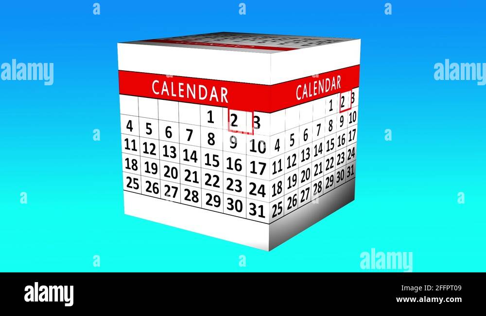 Month calendars Stock Videos & Footage - HD and 4K Video Clips - Alamy