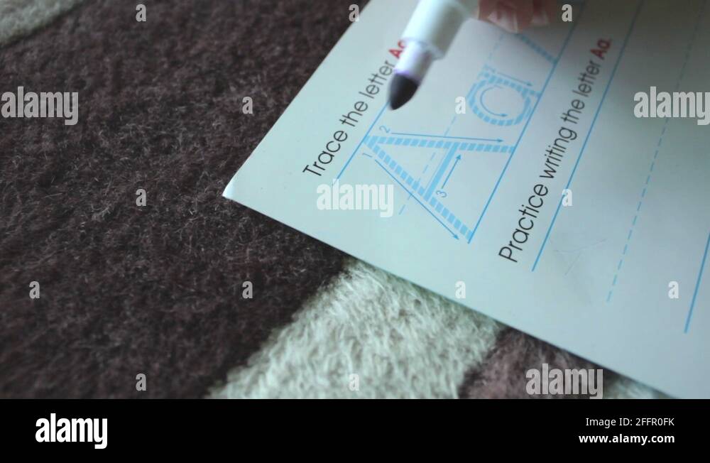 Learning to write Stock Videos & Footage - HD and 4K Video Clips - Alamy