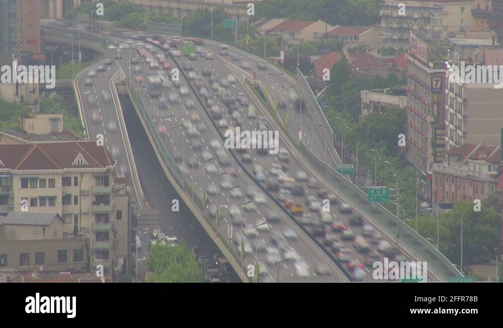 Traffic congestion shanghai Stock Videos & Footage - HD and 4K Video ...