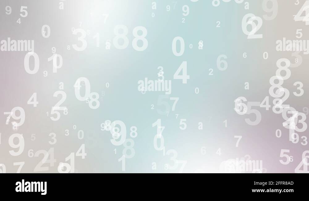 Number background - seamless loop, 4K Stock Video Footage - Alamy