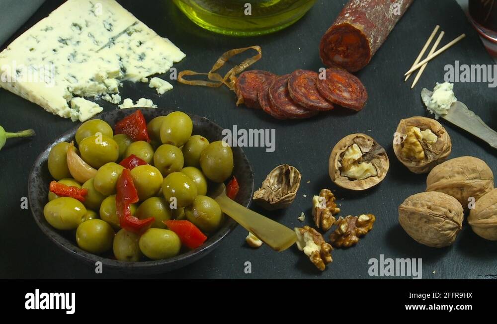 Spanish tapas bread Stock Videos & Footage - HD and 4K Video Clips - Alamy