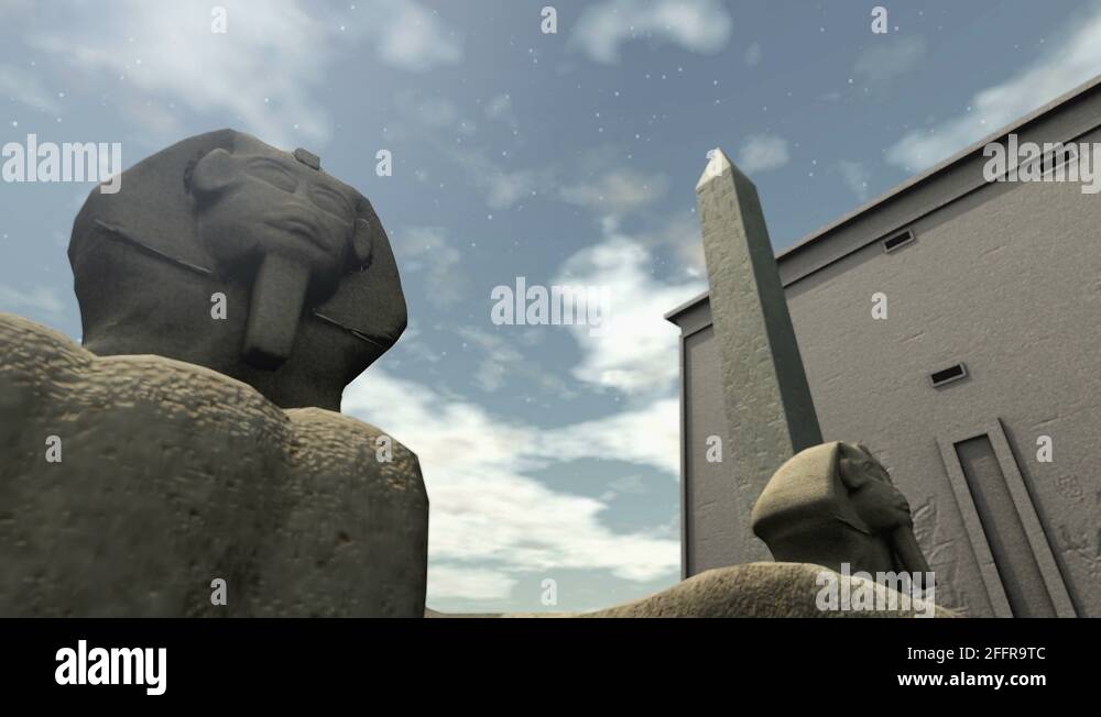 Animated ancient temple in Egypt 4K Stock Video Footage - Alamy