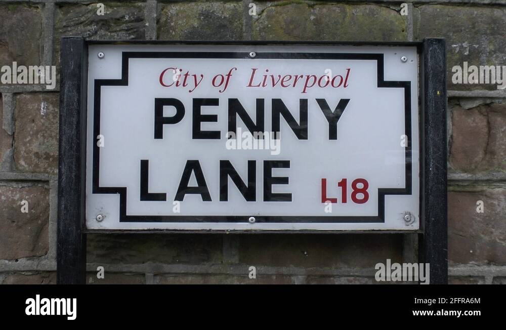Penny lane road sign Stock Videos & Footage - HD and 4K Video Clips - Alamy