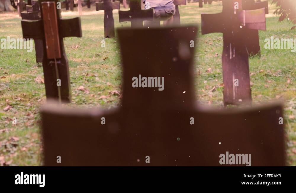 Man praying in cemetery Stock Videos & Footage - HD and 4K Video Clips ...