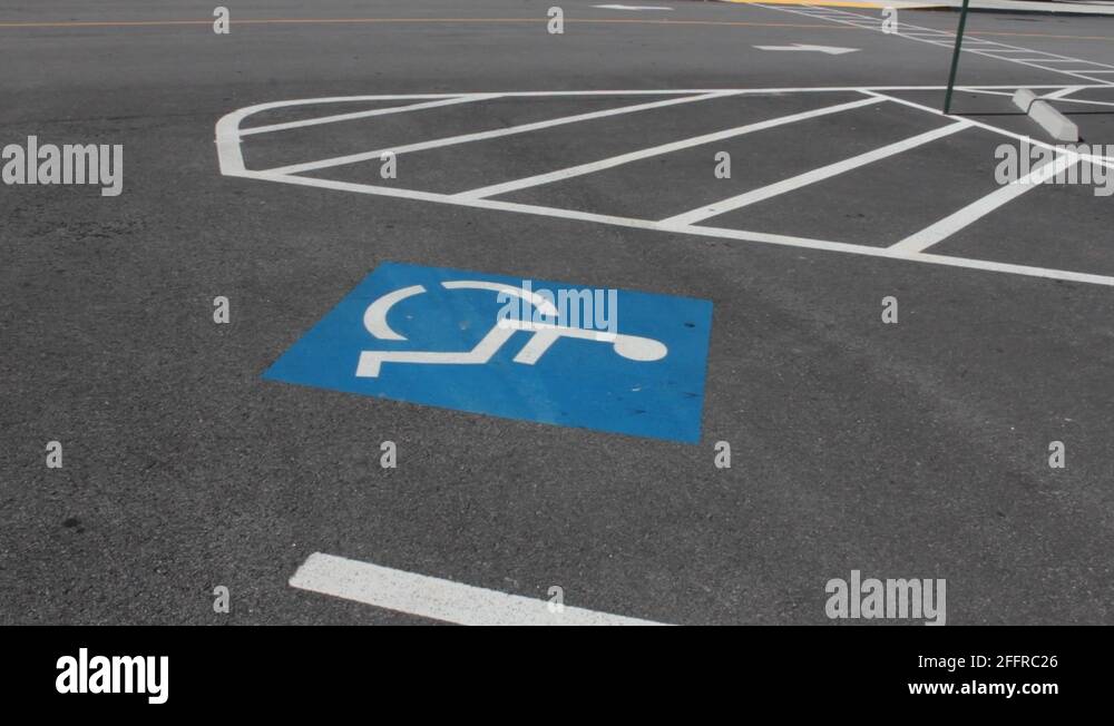 Handicapped parking traffic sign Stock Videos & Footage - HD and 4K ...