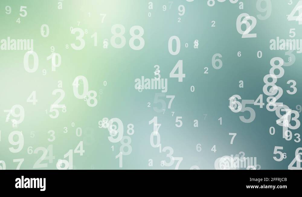 Number background - seamless loop, 4K Stock Video Footage - Alamy