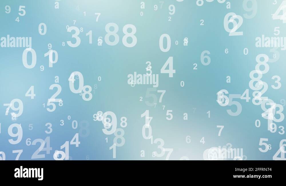 Number background - seamless loop, 4K Stock Video Footage - Alamy