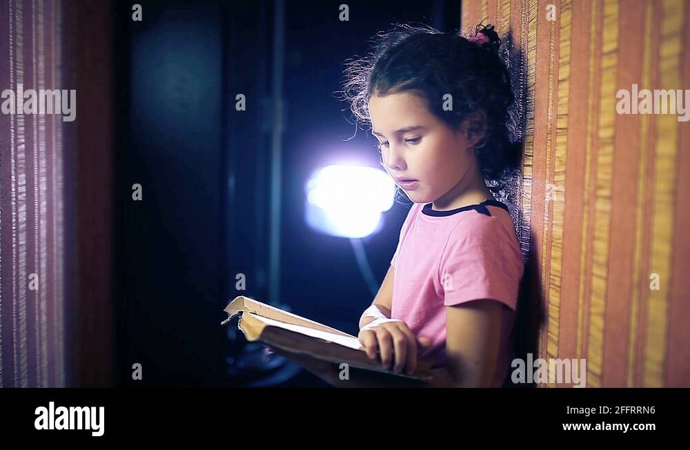 Girl child reading book Stock Videos & Footage - HD and 4K Video Clips ...