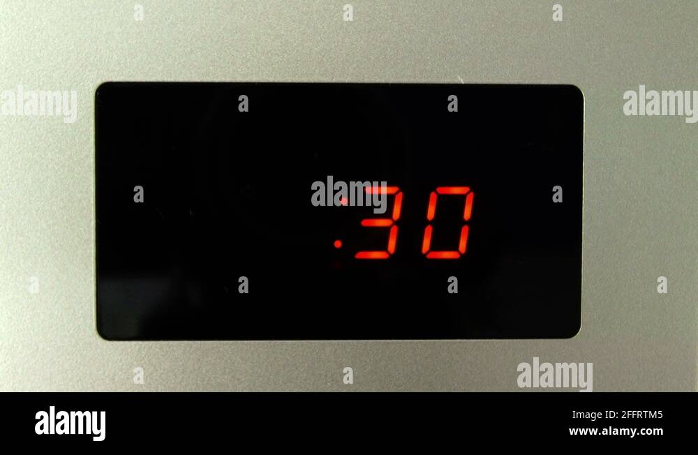 Digital clock microwave oven Stock Videos & Footage - HD and 4K Video ...