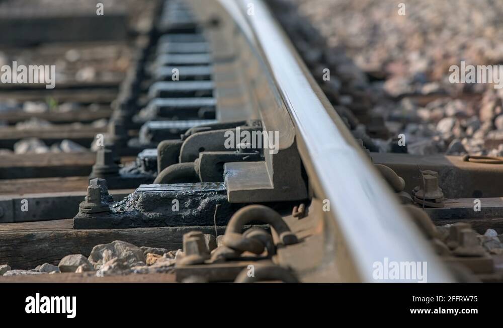 Rail way tracks up close Stock Videos & Footage - HD and 4K Video Clips ...