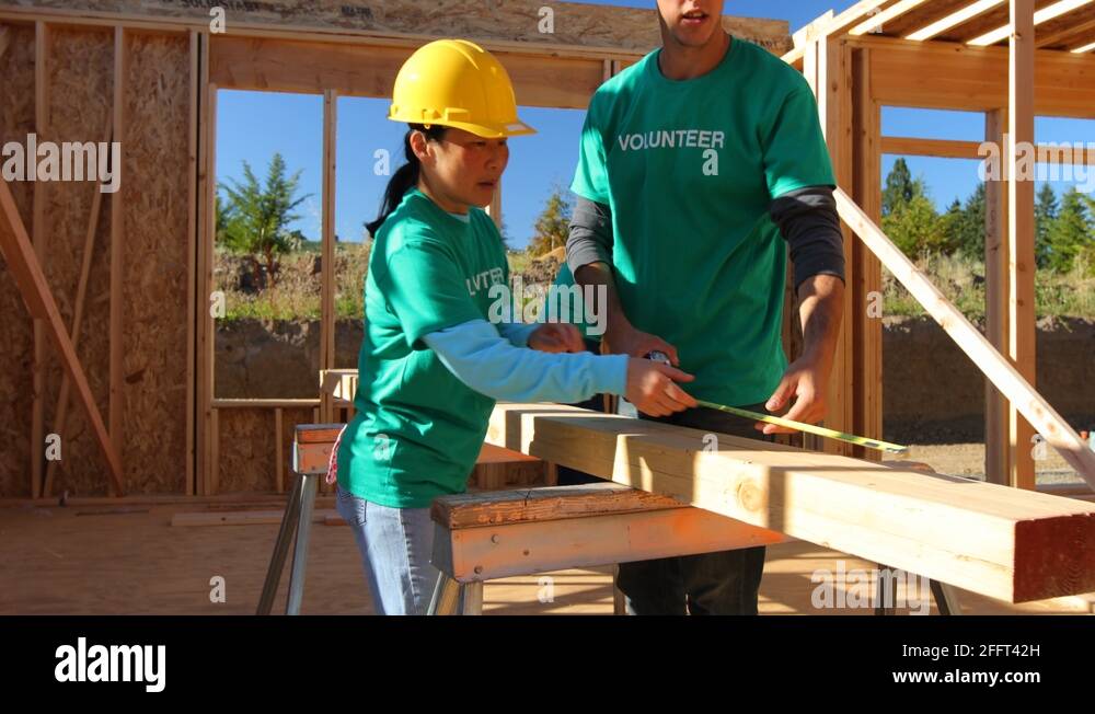 Youth working on construction Stock Videos & Footage - HD and 4K Video ...