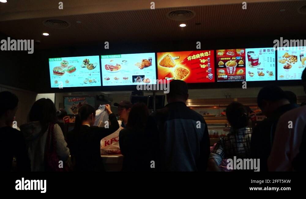 Kfc restaurant china Stock Videos & Footage - HD and 4K Video Clips - Alamy