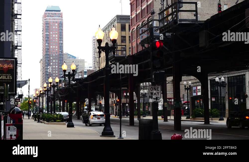 Elevated railway el rail el train overhead railway Stock Videos ...