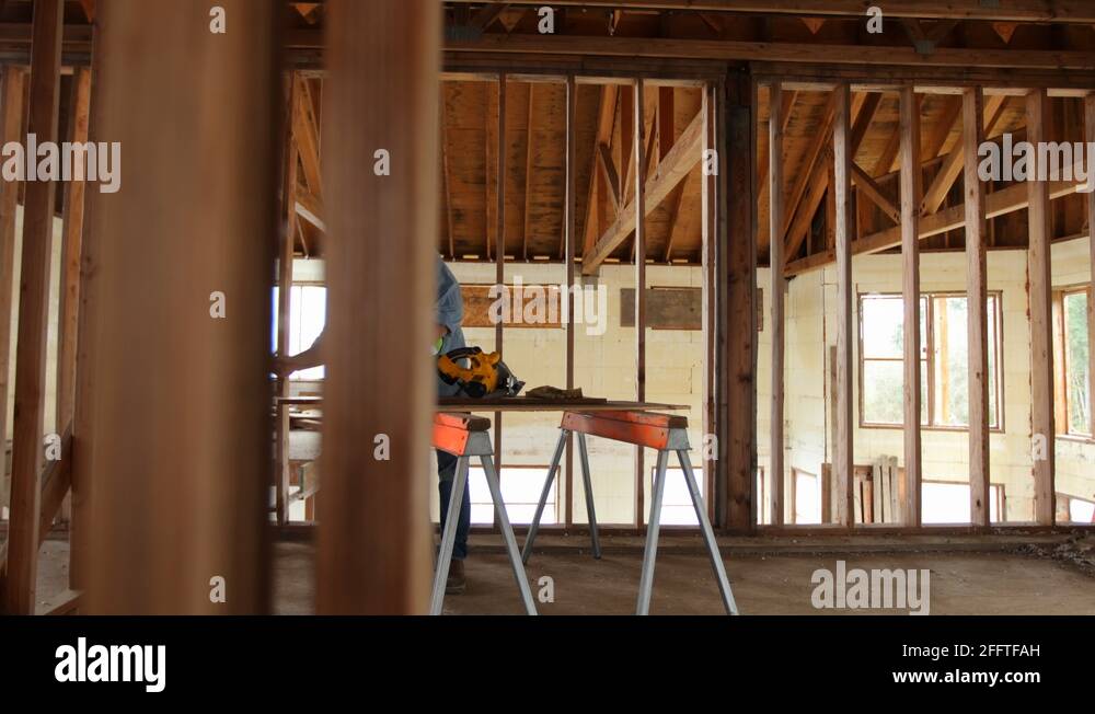 Construction worker building home Stock Videos & Footage - HD and 4K ...