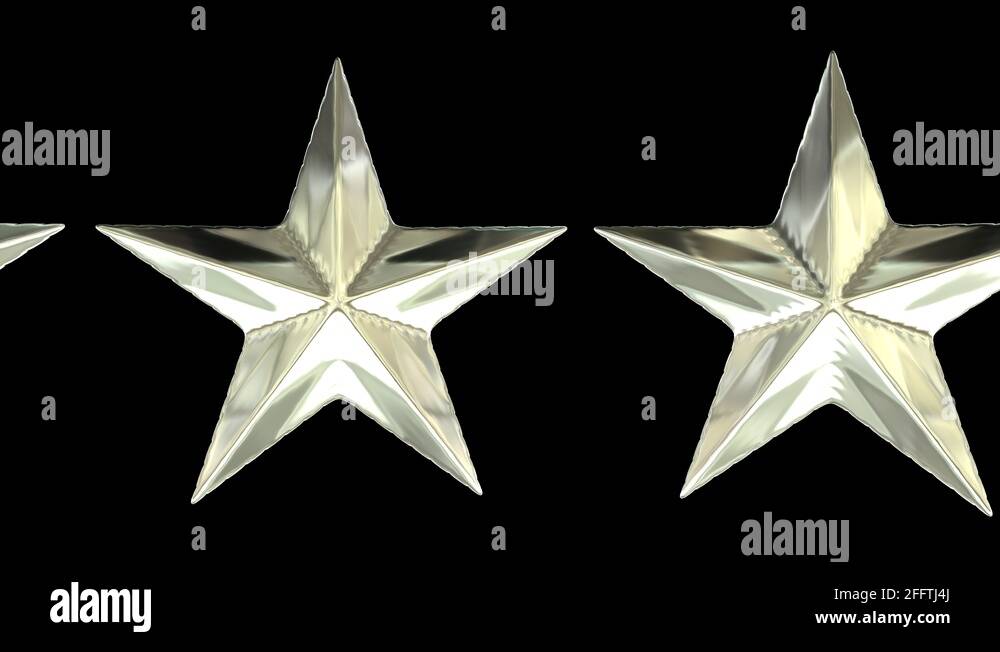 Animated rotating silver stars in 4k Stock Video Footage - Alamy