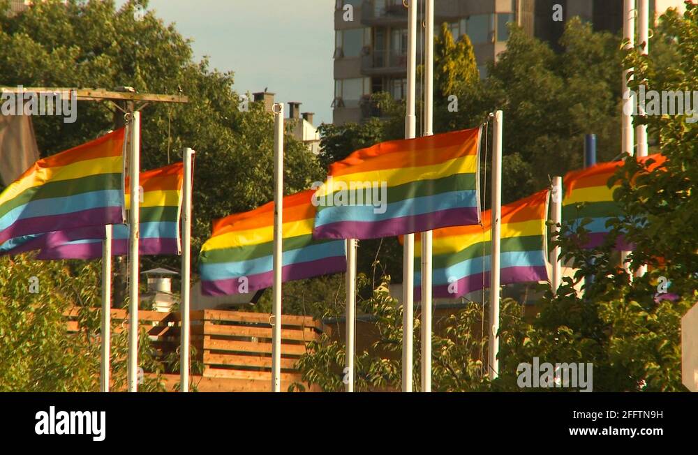 Rainbow flag flags Stock Videos & Footage - HD and 4K Video Clips - Alamy