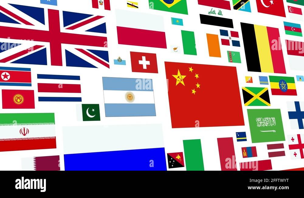 World flag Stock Videos & Footage - HD and 4K Video Clips - Alamy