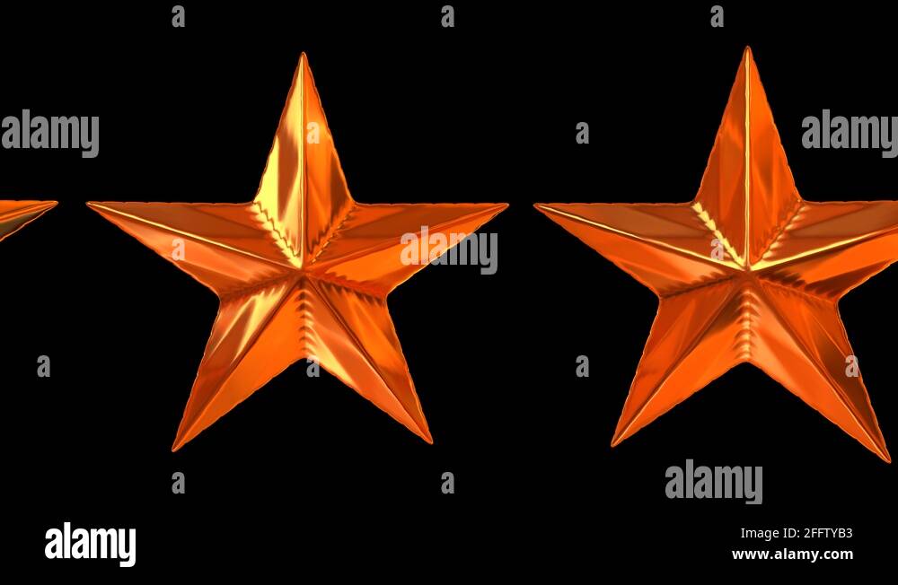 Animated rotating bronze stars in 4k Stock Video Footage - Alamy