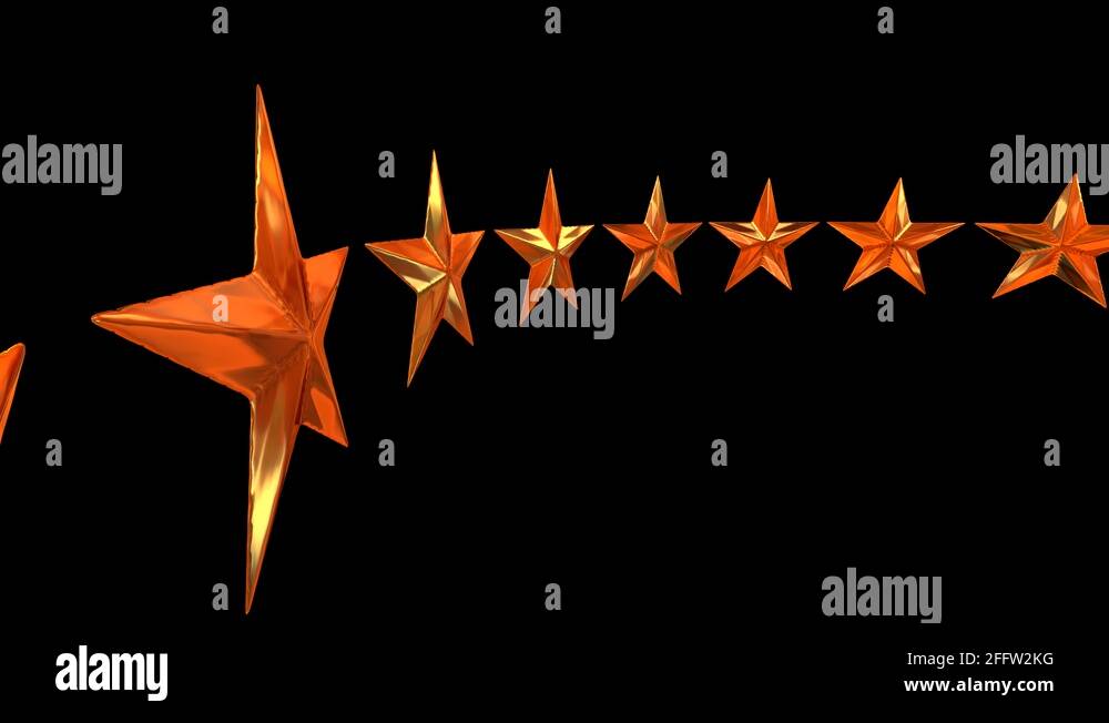 Animated rotating circle of bronze stars in 4k Stock Video Footage - Alamy