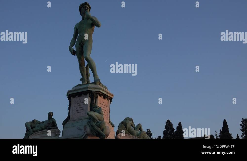 ULTRA HD 4K Beautiful Michelangelo statue David Florence symbol iconic ...