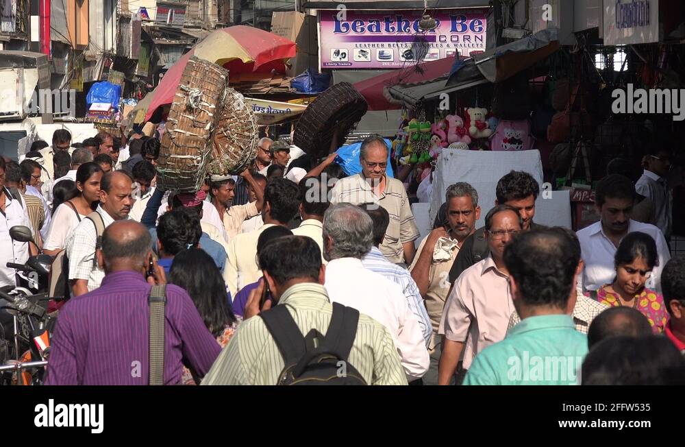Shoppers busy street market india Stock Videos & Footage - HD and 4K ...