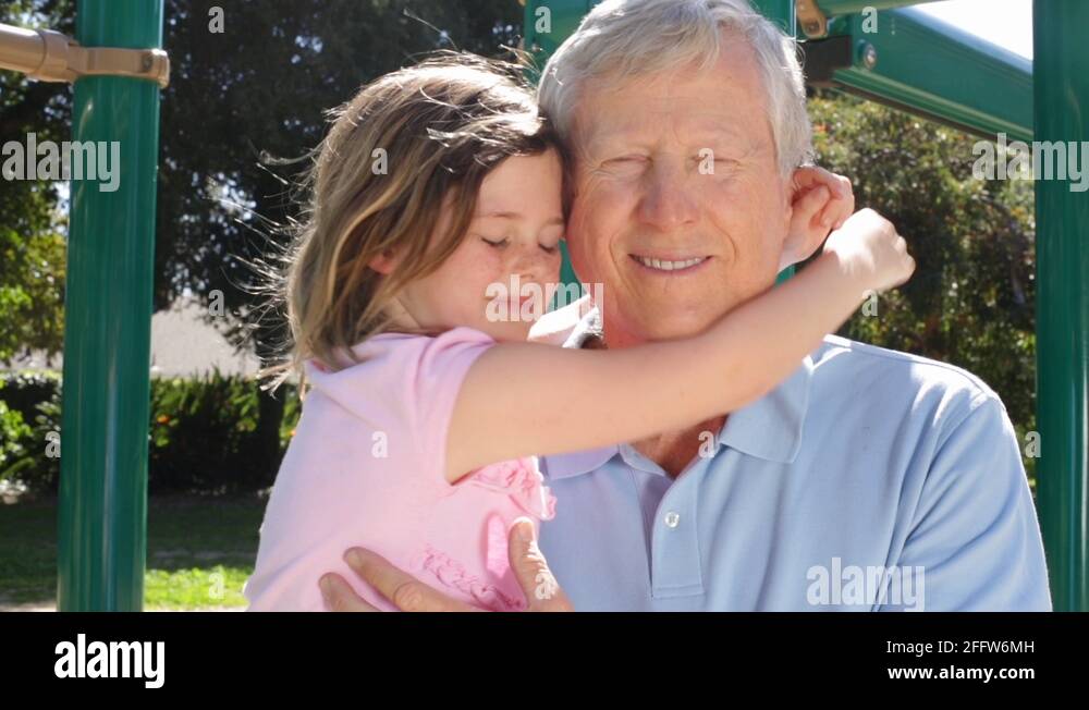 Grandchild hugging grandparents Stock Videos & Footage - HD and 4K ...