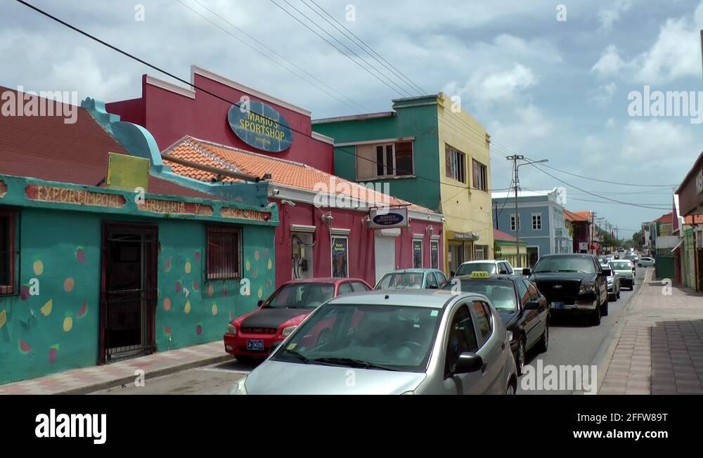 Colorful buildings in oranjestad aruba Stock Videos & Footage - HD and ...