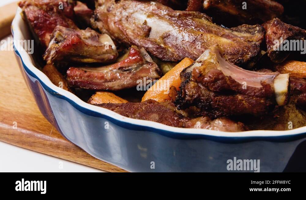 Baked ribs Stock Videos & Footage - HD and 4K Video Clips - Alamy
