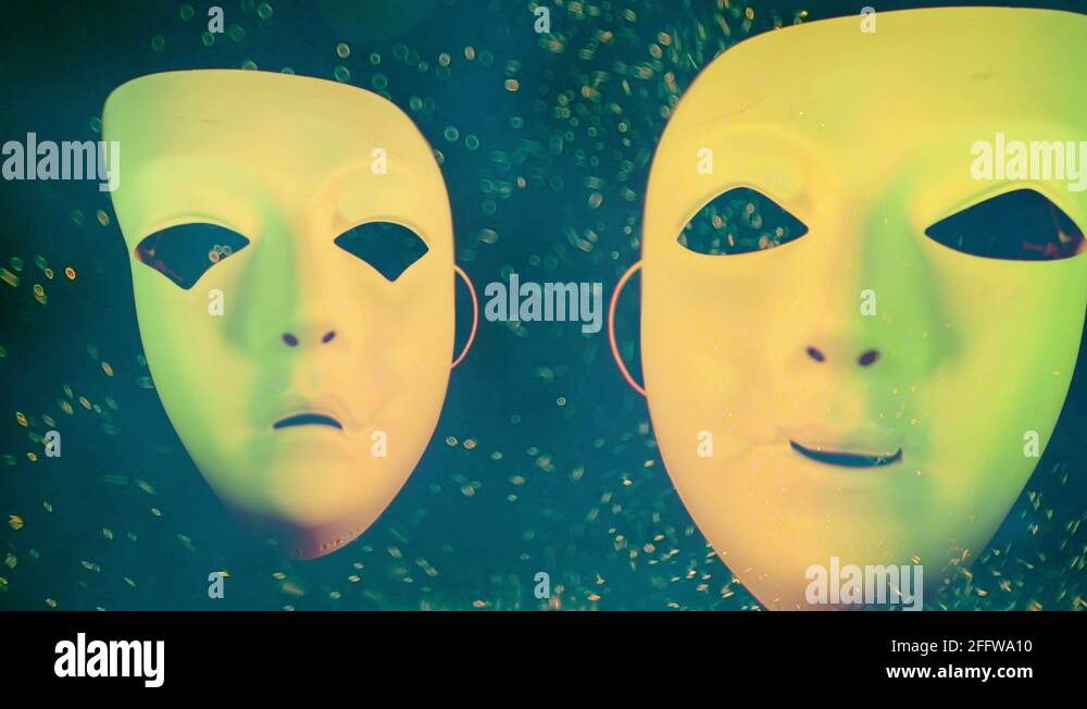 Mask happy sad face Stock Videos & Footage - HD and 4K Video Clips - Alamy