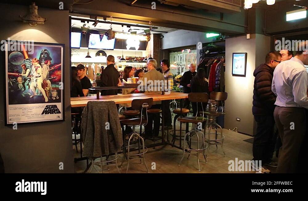 Trendy bar crowd Stock Videos & Footage - HD and 4K Video Clips - Alamy